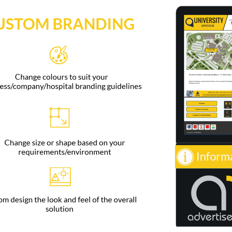 CUSTOM INTERACTIVE TOUCHSCREEN WALL MOUNTED KIOSK - Digital Wayfinding ...