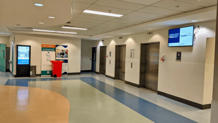 Digital Wayfinding Solutions - Bankstown Hospital Lifts - Digital ...